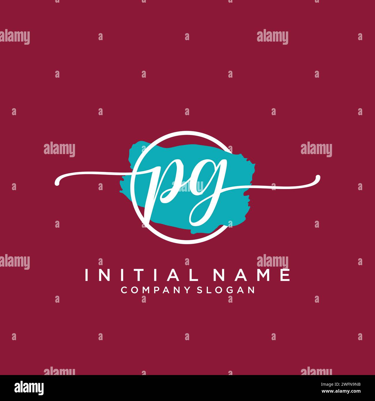 Initial letter pg Stock Vector Images - Alamy