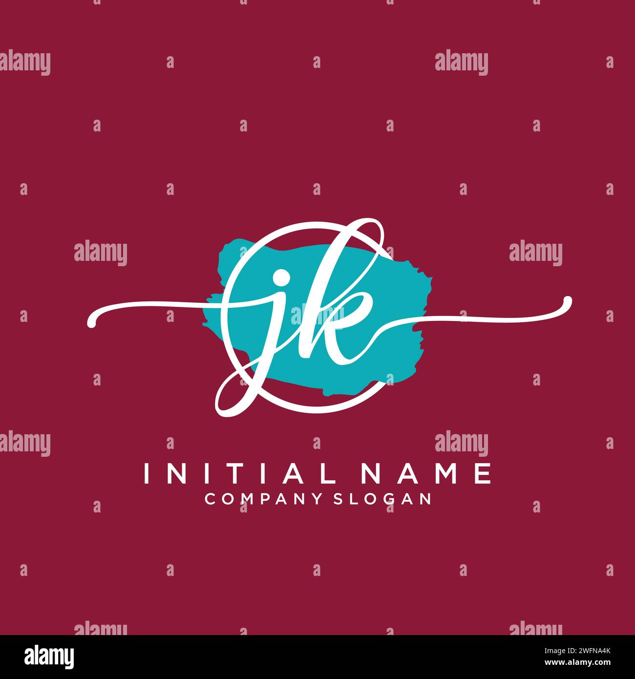 Initial jk hi-res stock photography and images - Alamy