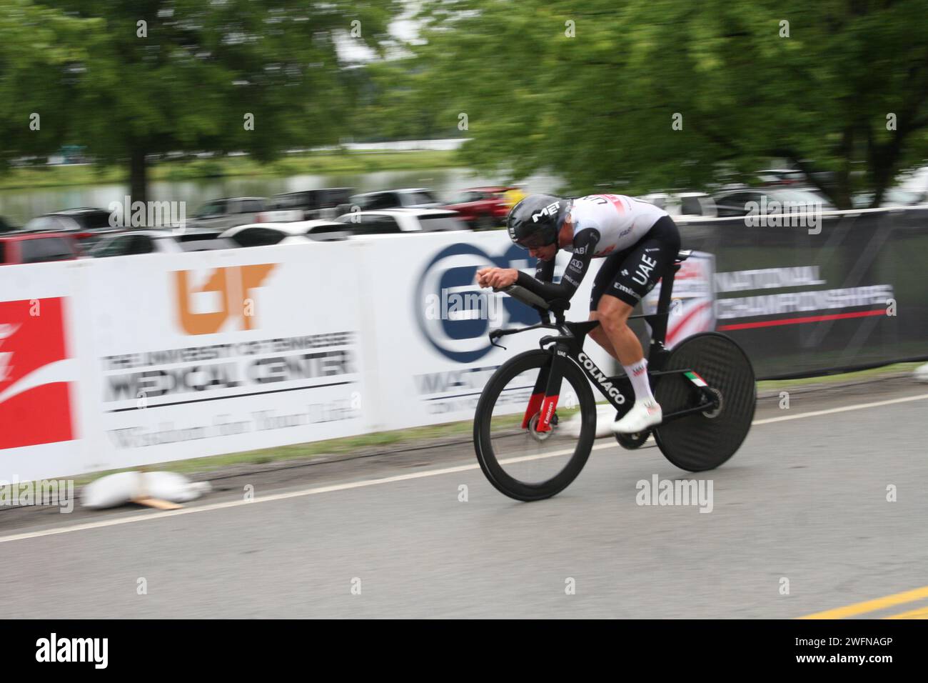 USA Cycling National Championships 2023 in Oakridge-Knoxville, Tennessee, USA. Men's time trials ...