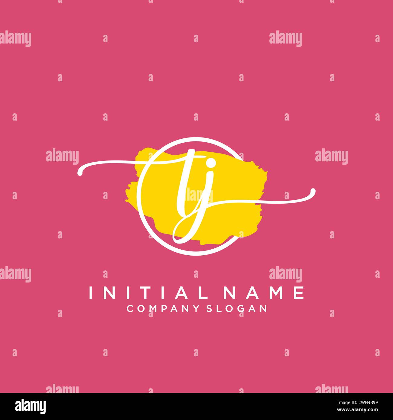 Tj font vector vectors Stock Vector Images - Alamy