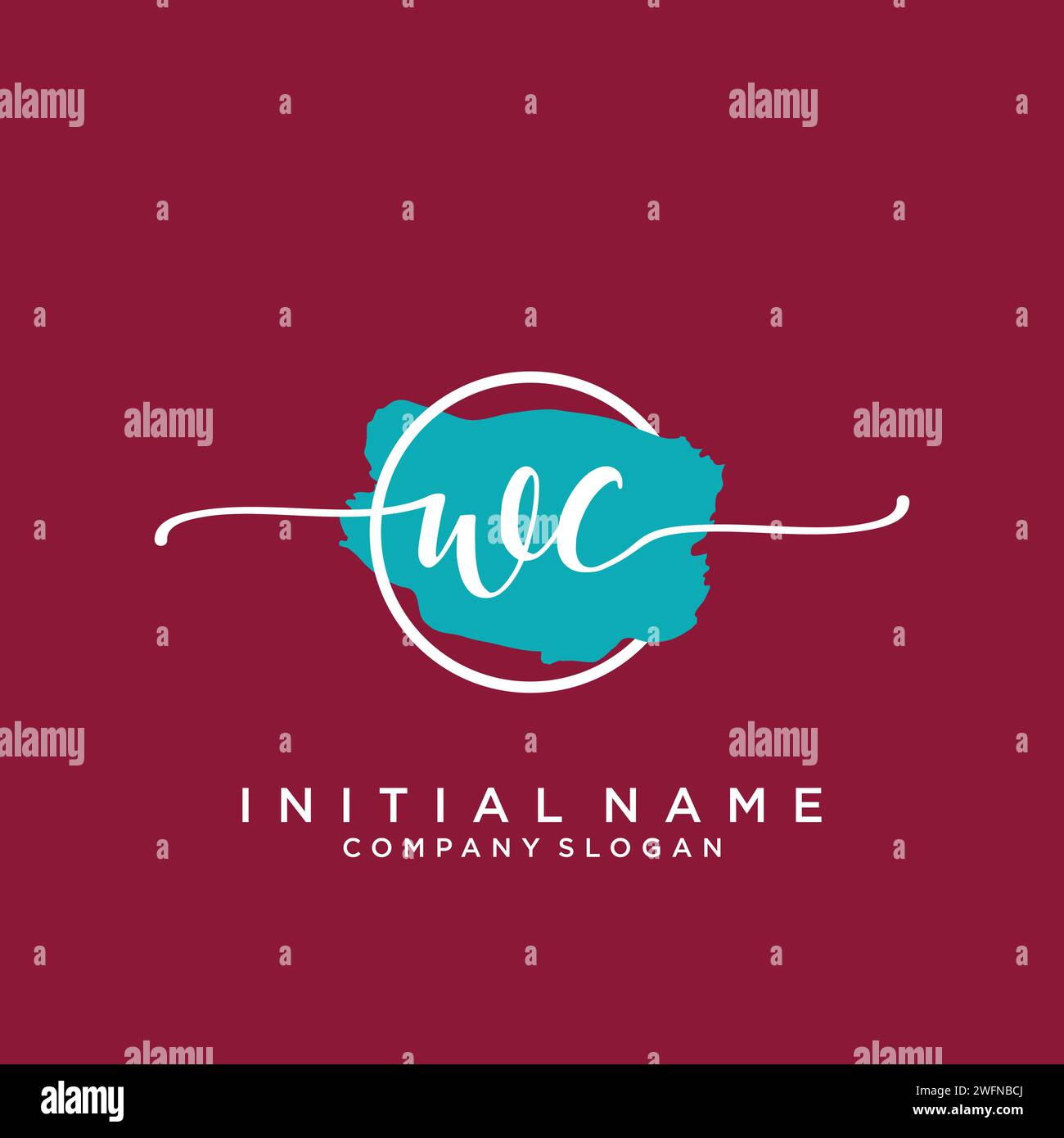 Initial wc logo Stock Vector Images - Alamy