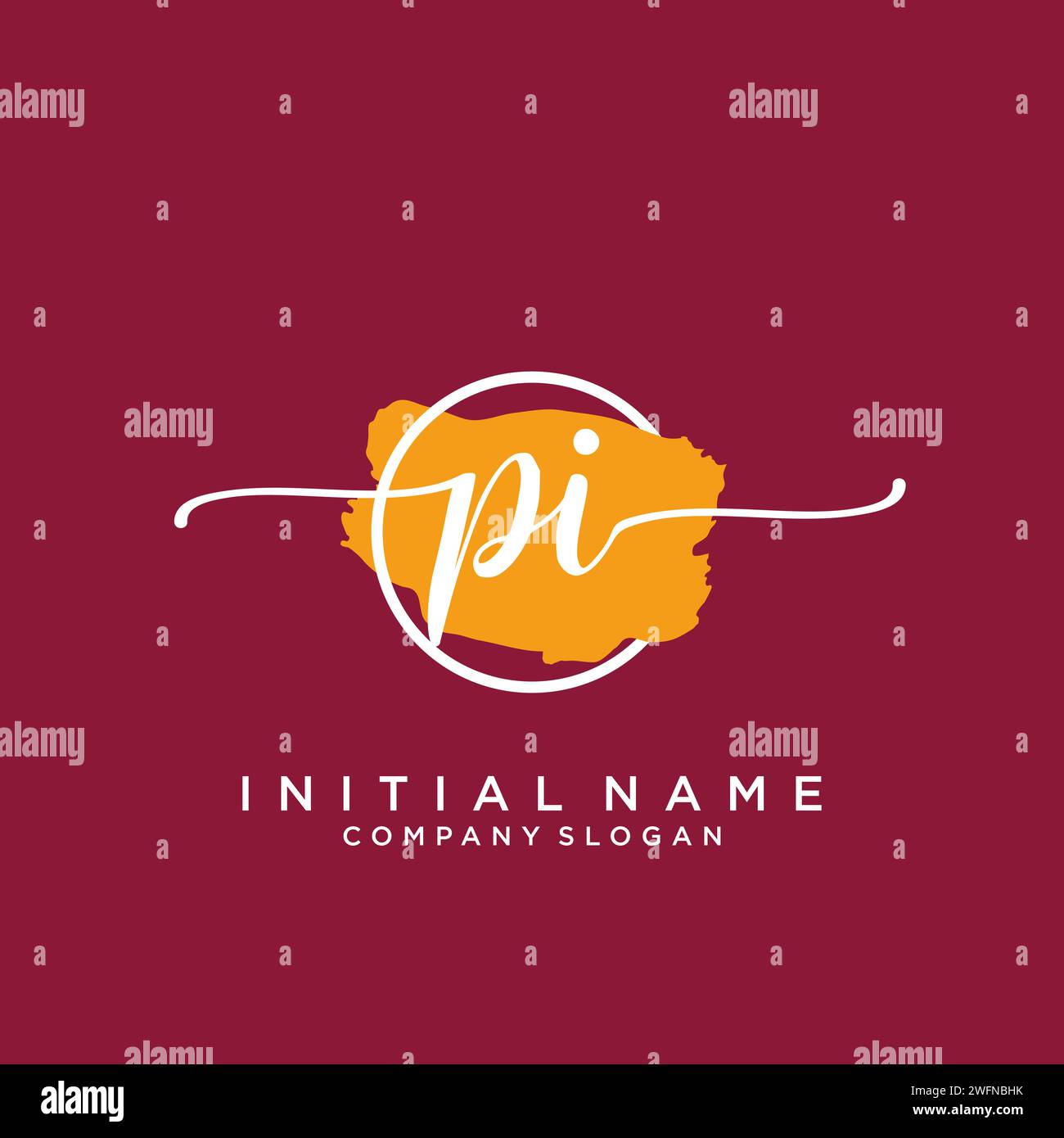 Initial pi logo Stock Vector Images - Alamy