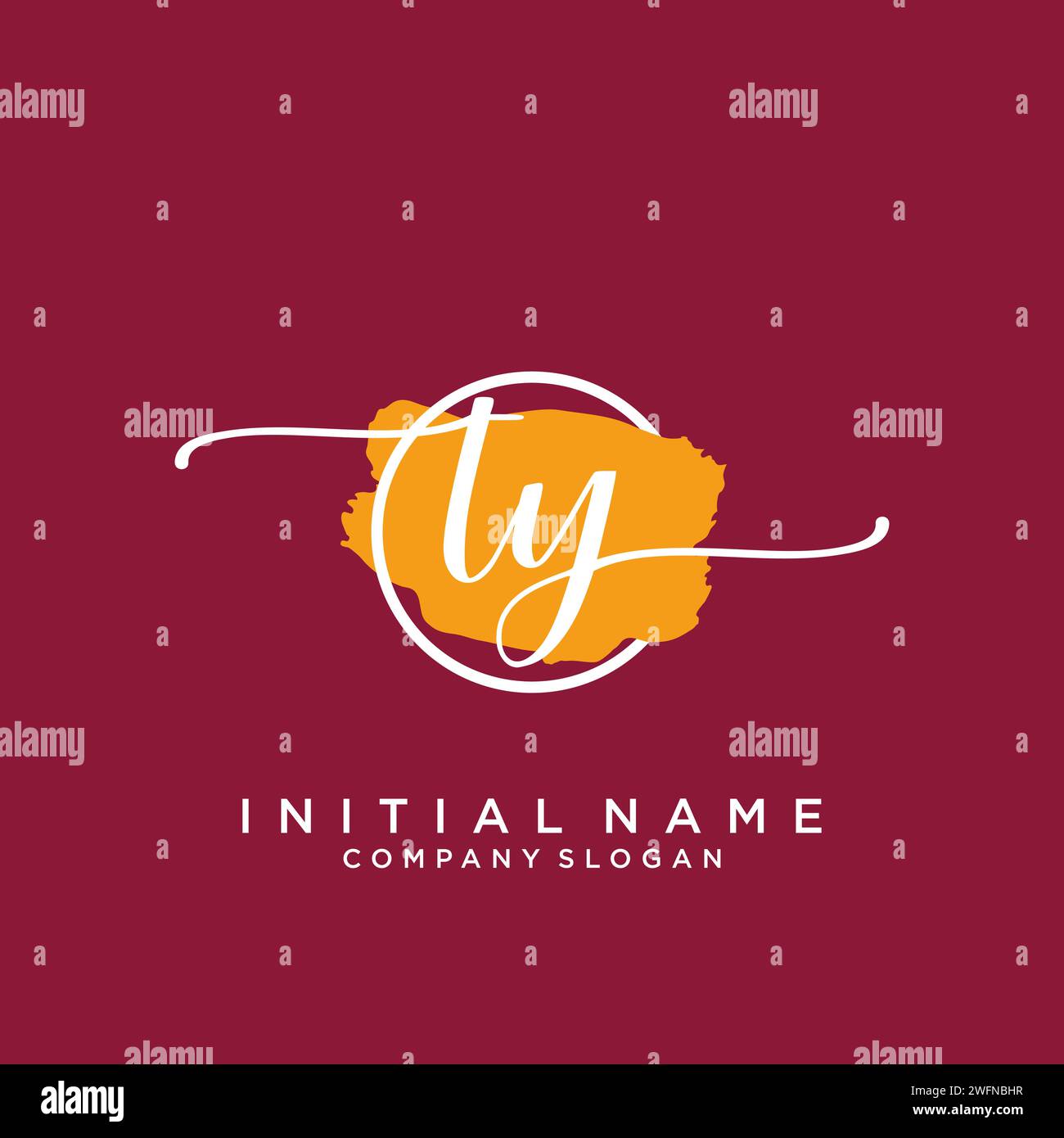 Initial ty logo hi-res stock photography and images - Alamy