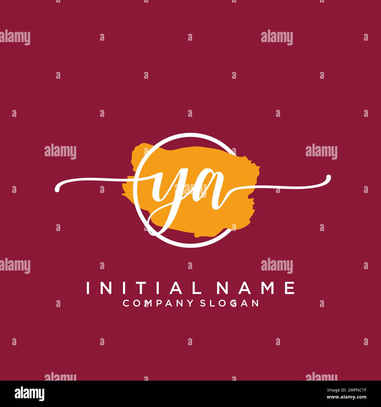Initial ya logo hi-res stock photography and images - Alamy