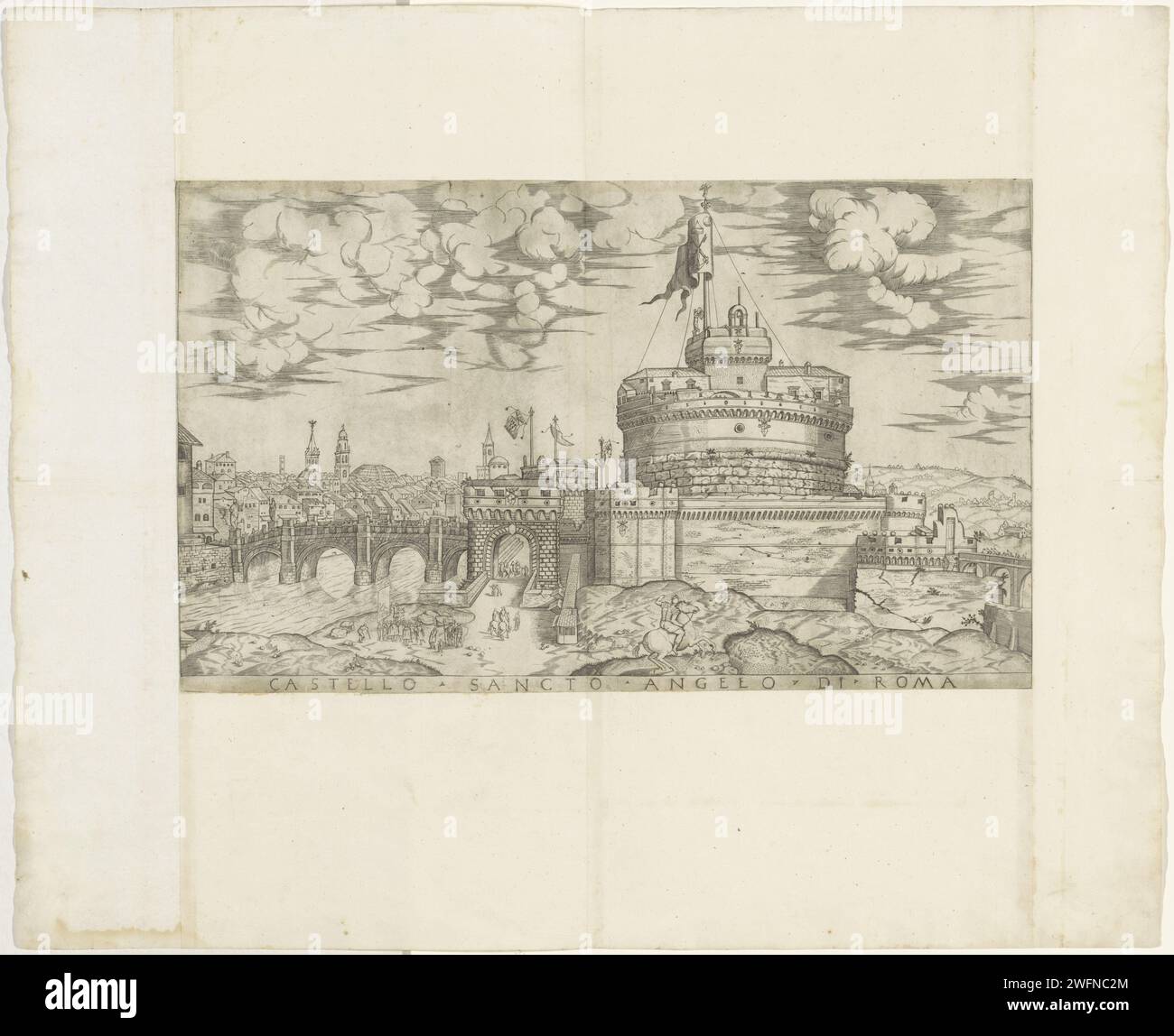 Engelenburcht (Castel Sant 'Angelo), Anonymous, 1550 - 1570 print View ...