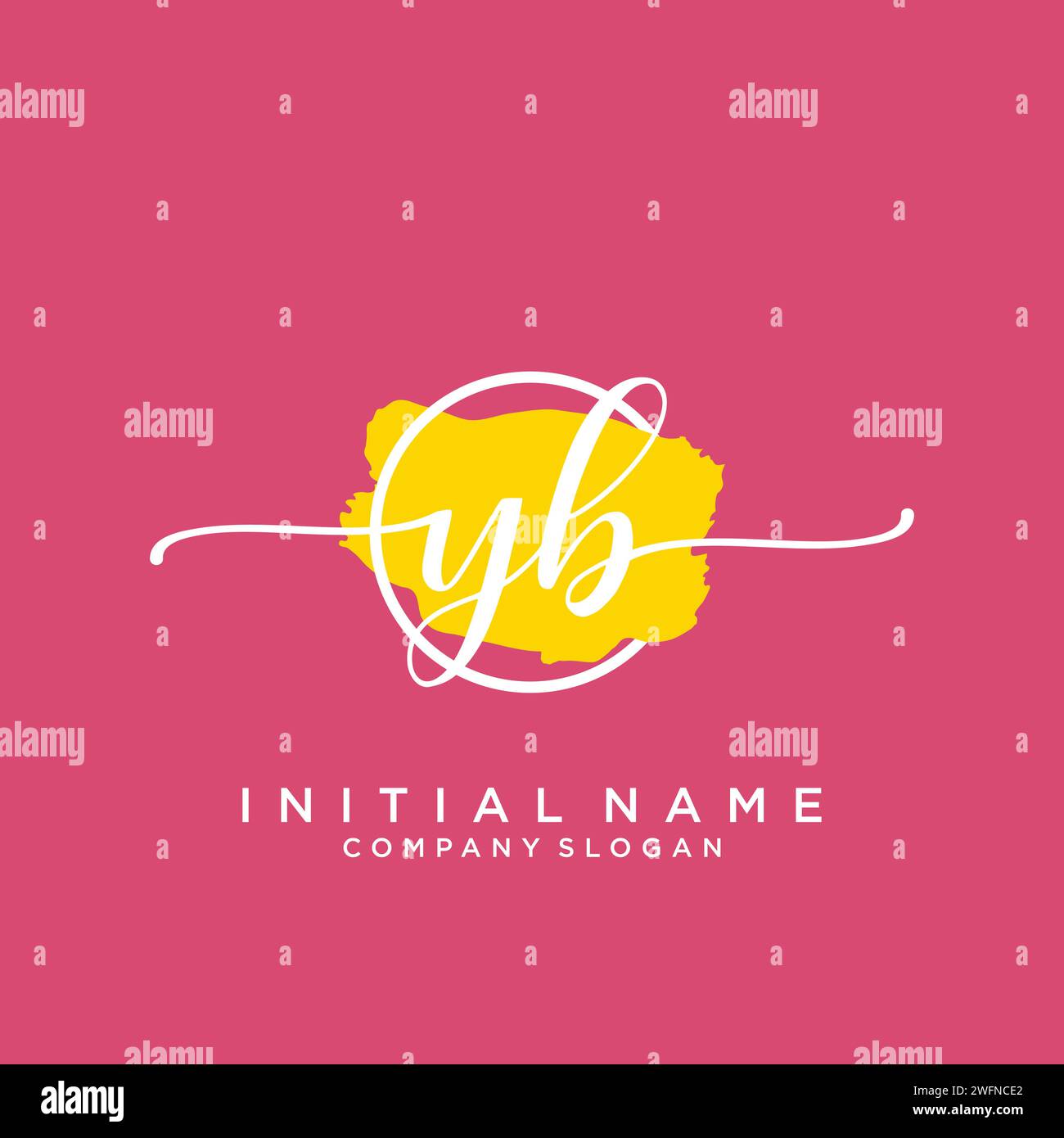 Yb initial hi-res stock photography and images - Alamy