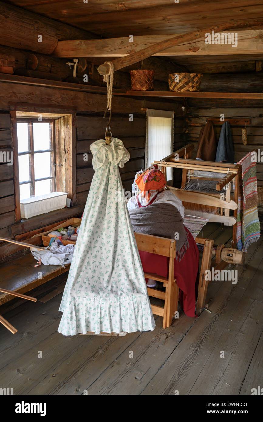 Interior of a weaver hi-res stock photography and images - Alamy