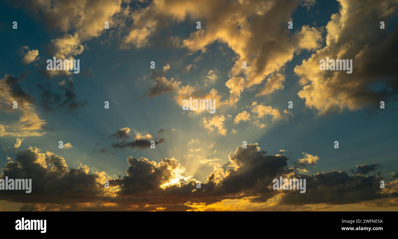 Clouds background. Dramatic Clouds Sunset Background. Sky with clouds ...