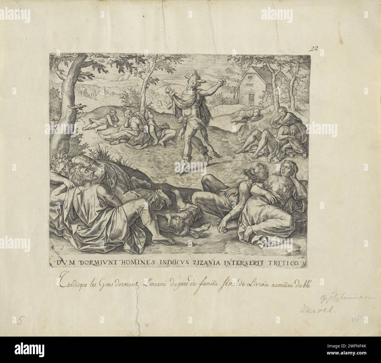 Satan sowing weeds hi-res stock photography and images - Alamy