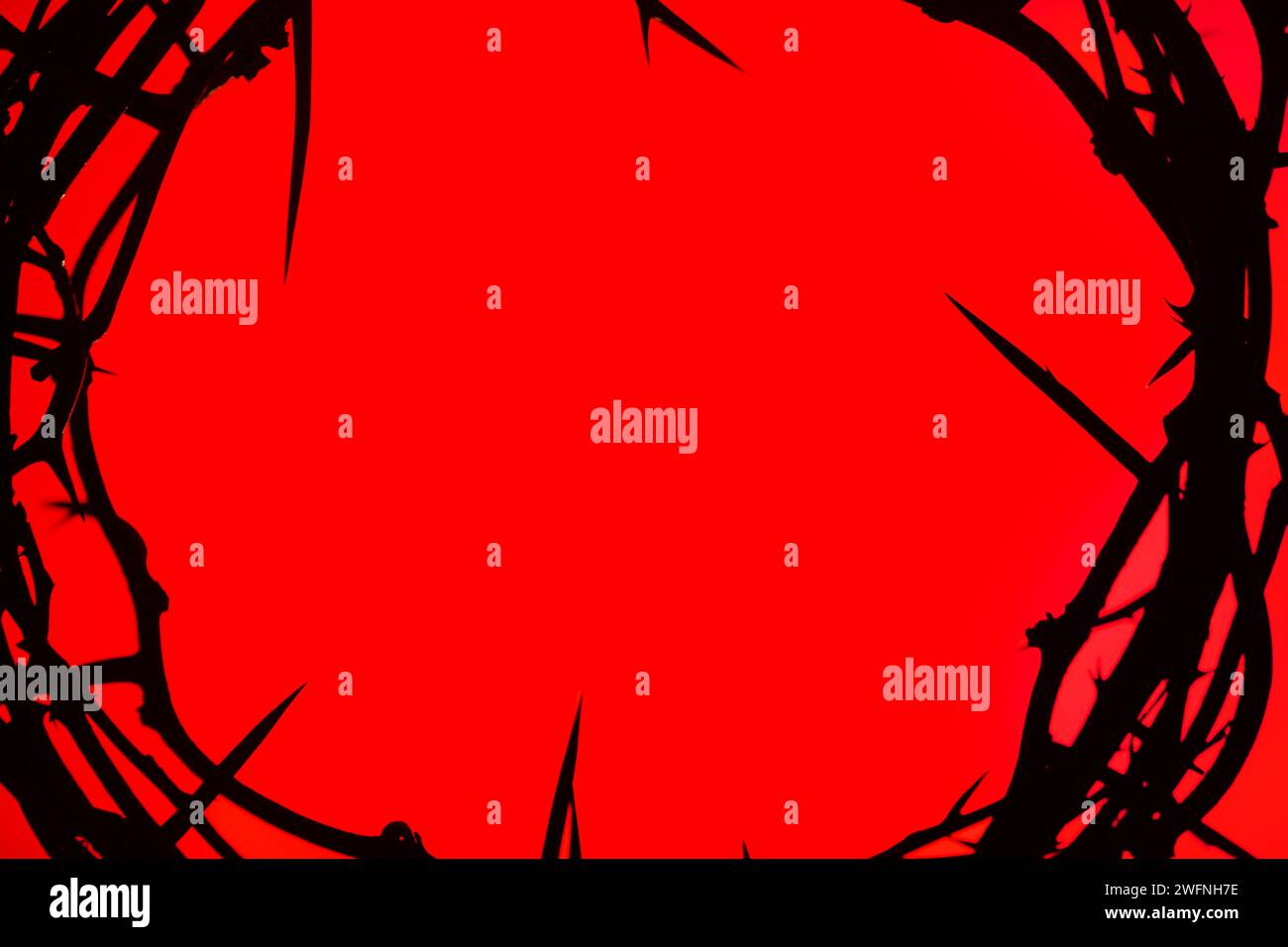 Crown thorns frame on hi-res stock photography and images - Alamy