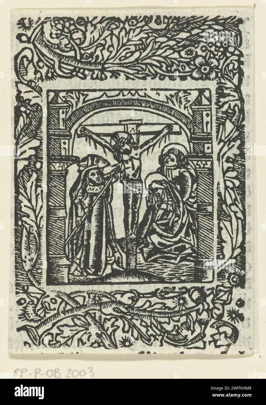 Christ on the cross, master of the Delbecq-Schreiber passion ...