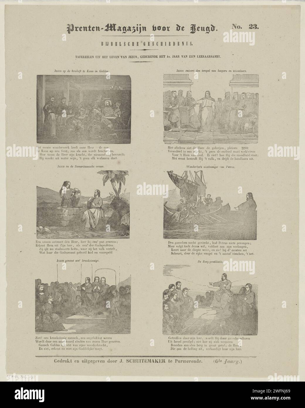 Scenes from the life of Jesus, during the 1st. Years of his Teachers ...