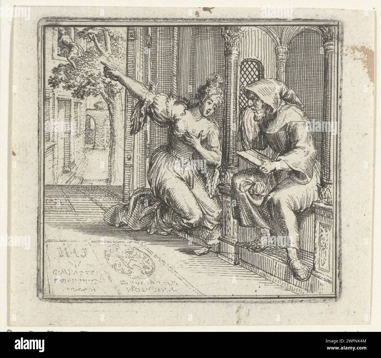 Illustration for the Decamerone of Boccaccio, Romeyn de Hooghe, 1697 ...