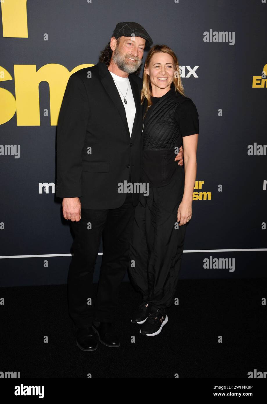 LOS ANGELES, CALIFORNIA - JANUARY 30: (L-R) Troy Kotsur and Deanne Bray ...