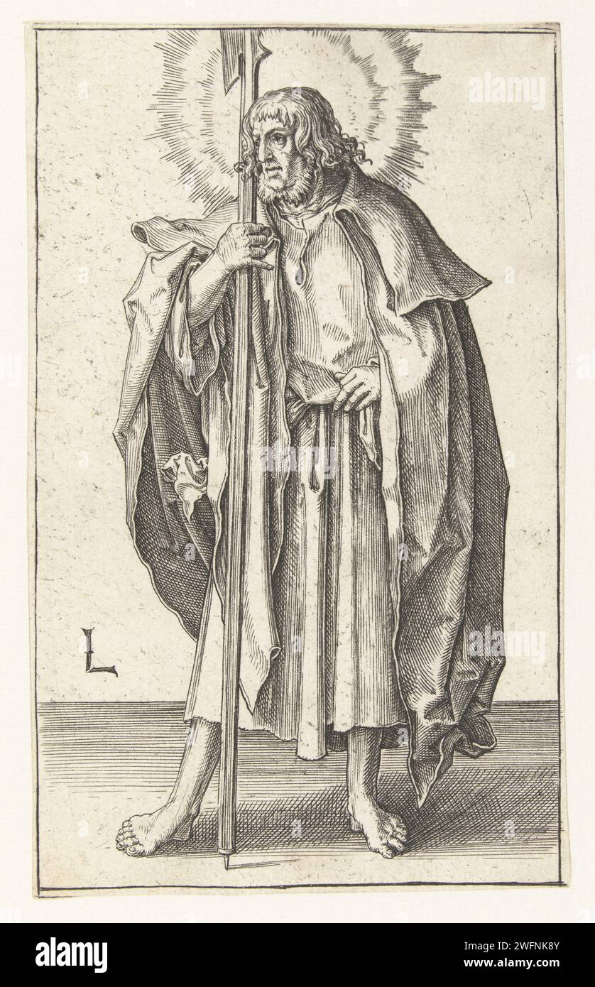 The Apostle Matthew, Lucas van Leyden, 1508 - 1512 print Low Countries ...