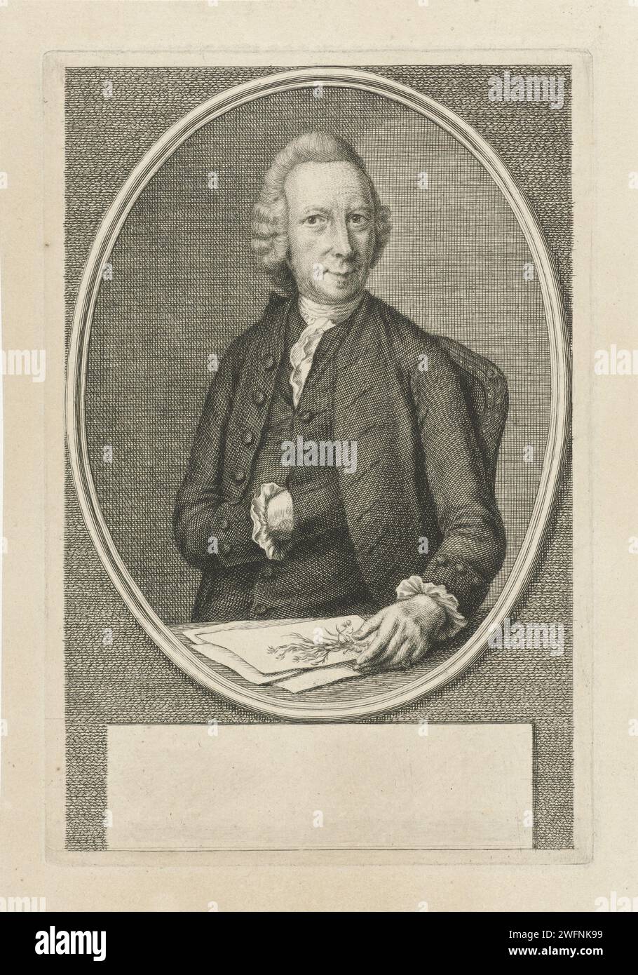 Portrait of David de Gorter, Jacob Houbraken, after Johan Antonie ...