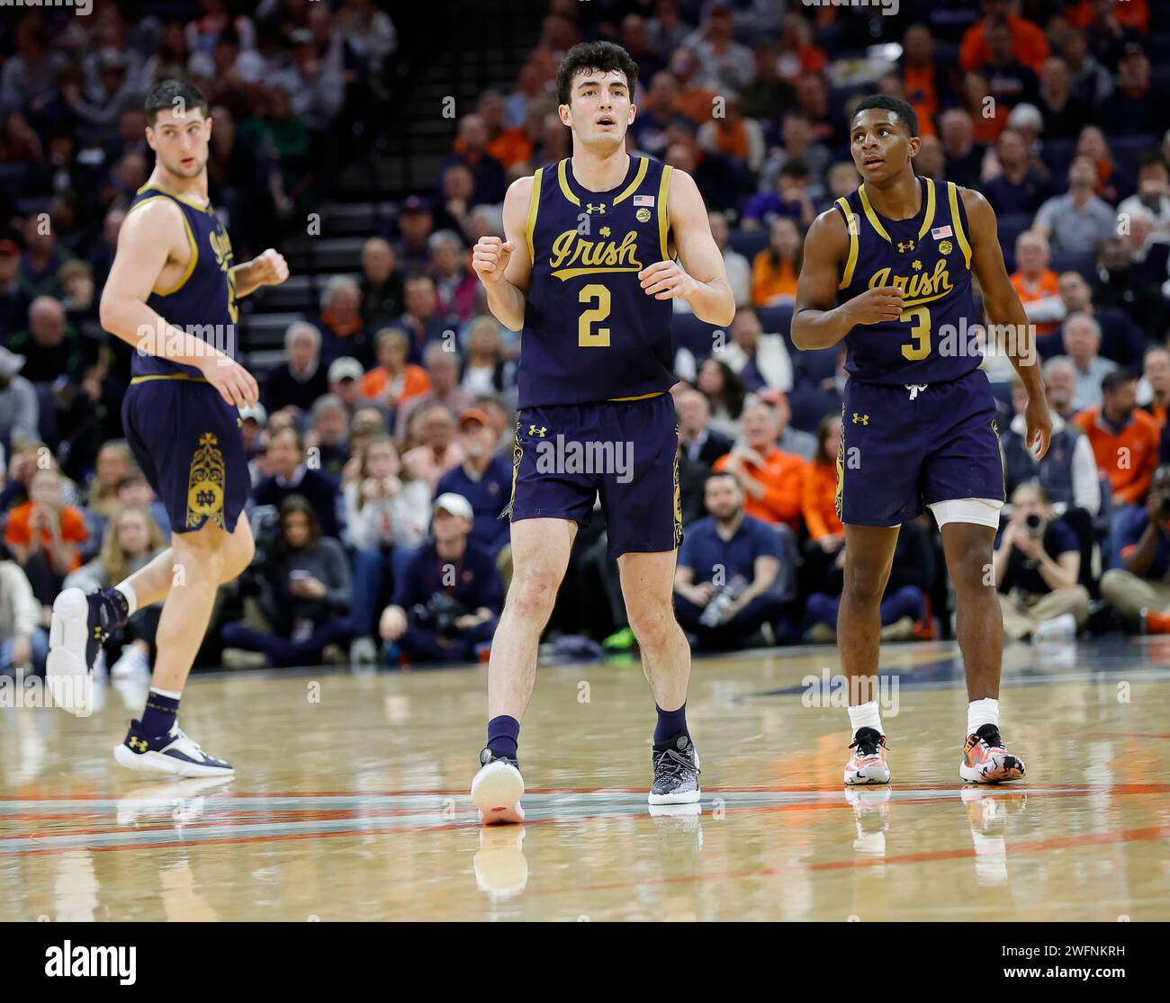 Charlottesville, VA, USA. 31st Jan, 2024. Notre Dame Fighting Irish ...