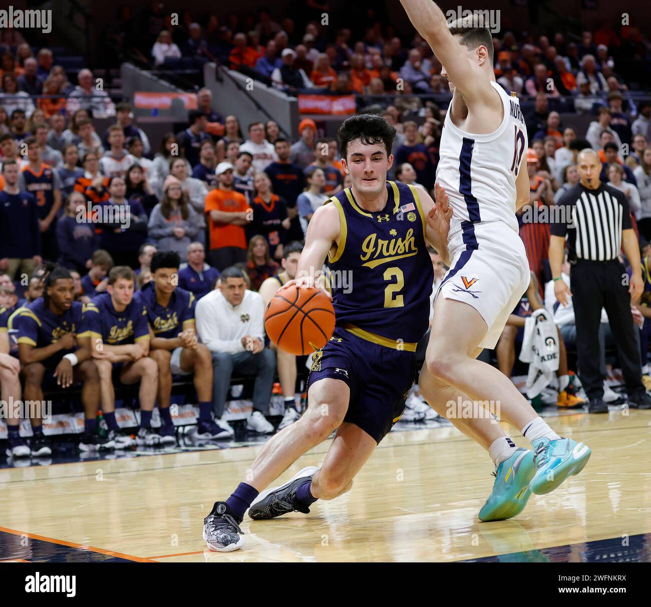 Charlottesville, VA, USA. 31st Jan, 2024. Notre Dame Fighting Irish ...
