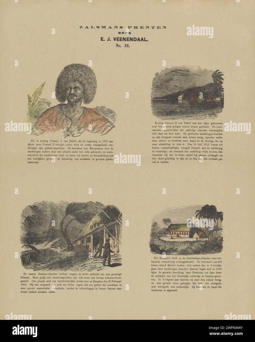 Cook Islands and Residents, 1869 - 1882 print Leaf with 4 performances ...