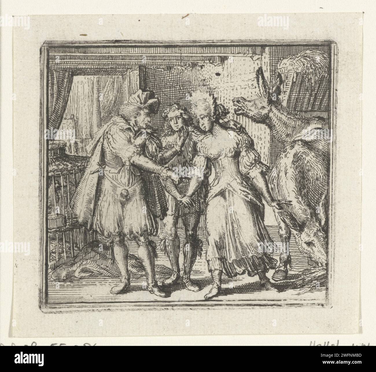 Illustration for the Decamerone of Boccaccio, Romeyn de Hooghe, 1697 ...