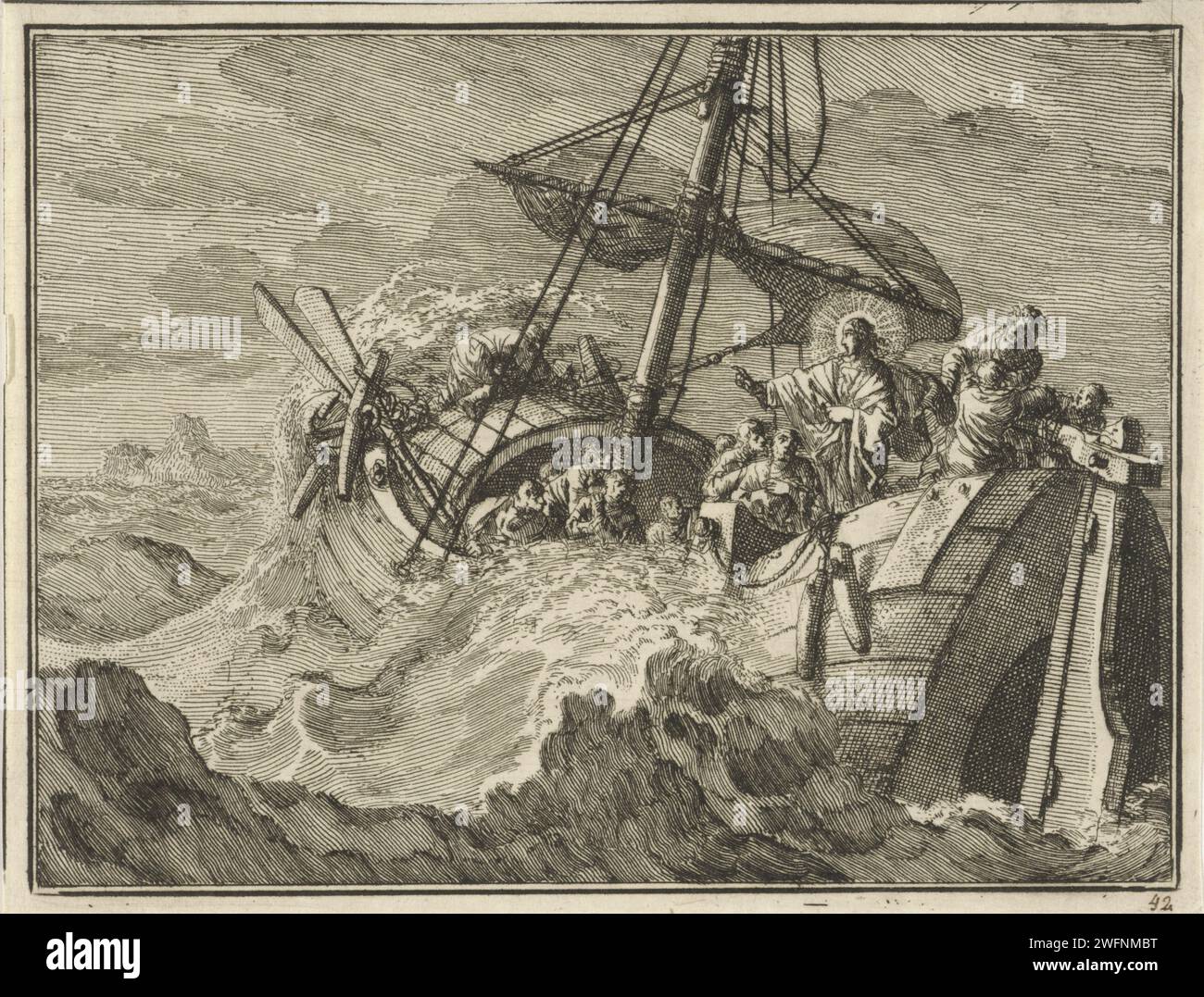 Jesus calm down the storm hi-res stock photography and images - Alamy