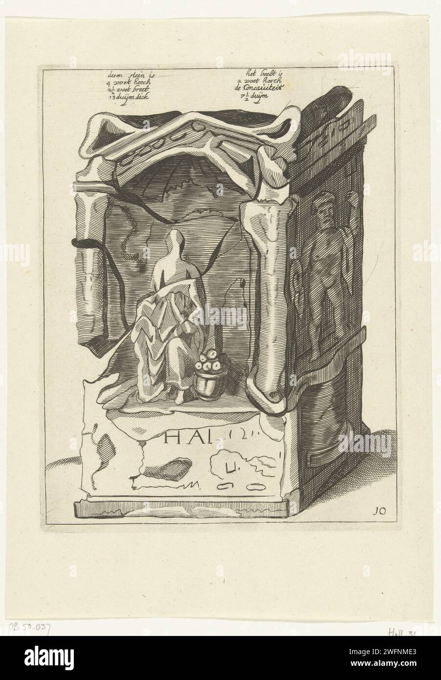 Nehalennia altar, Hendrick Danckerts, After Hendrik van Schuylenburgh ...