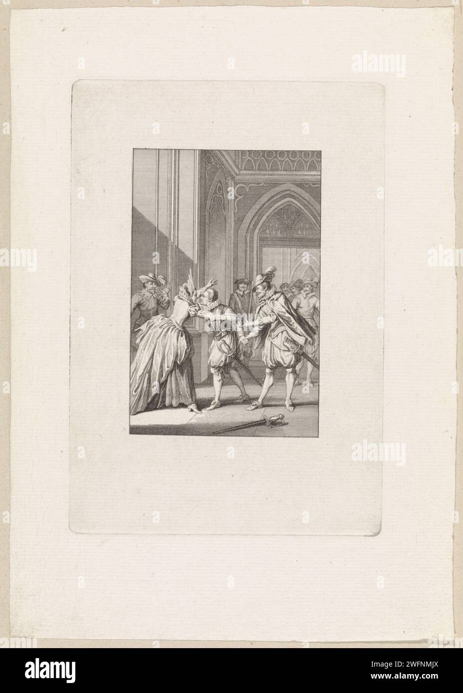 Maria van Lalain, Theodoor Koning, After Jacobus Buys, 1779 print Maria ...