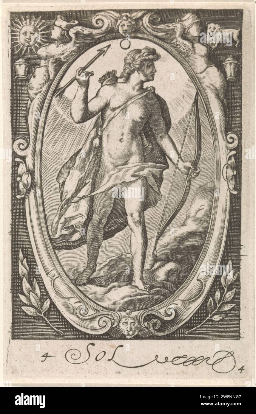 Zon (Appolo), anonymous, after Jacob Matham, after Hendrick Goltzius ...