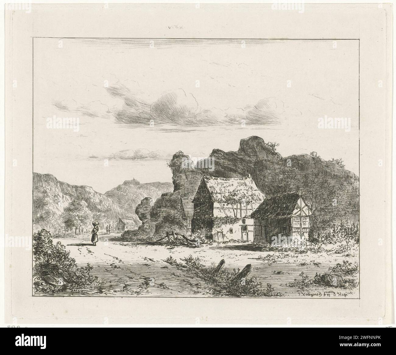 Engraved agricultural setting hi-res stock photography and images - Alamy