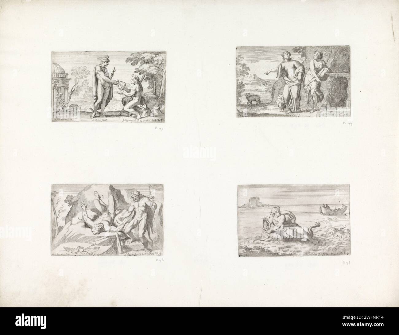 Mercury gives a winch of Apollo / Juno points Diana to the Callisto ...