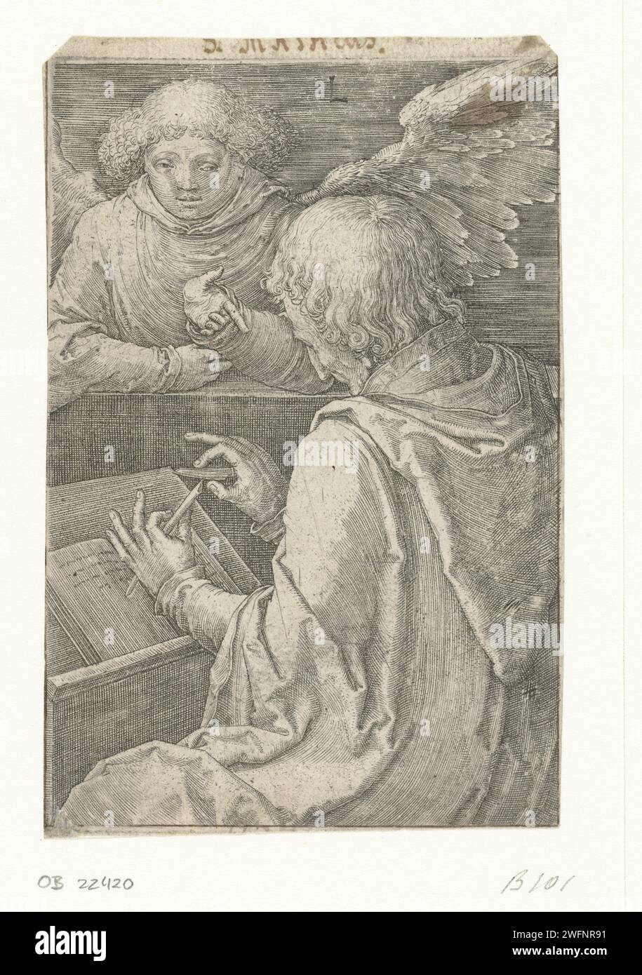 Evangelist matthew writing hi-res stock photography and images - Alamy