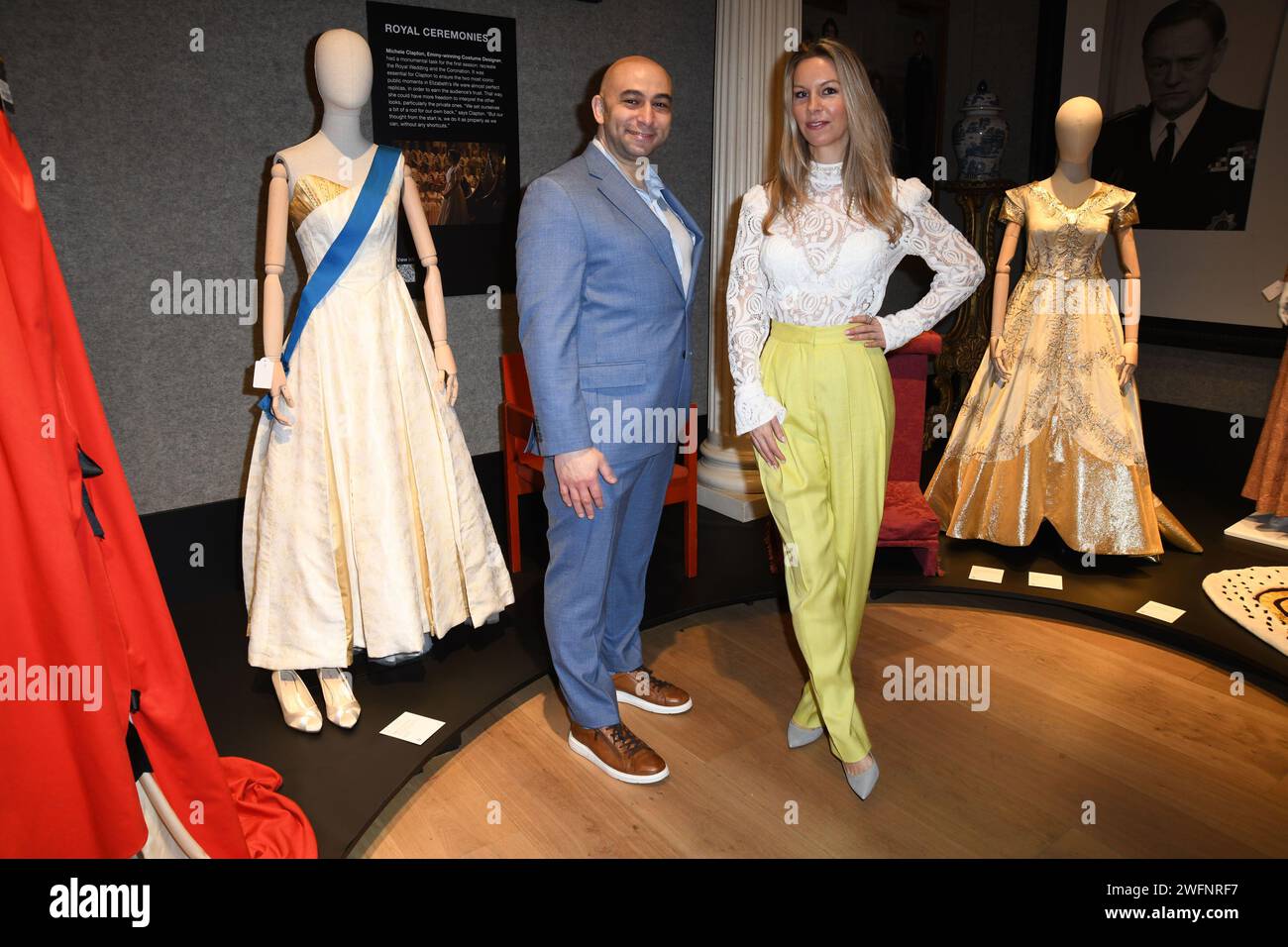 The Netflix Series The Crown Actor Mohammed Kamel and singer Leila ...