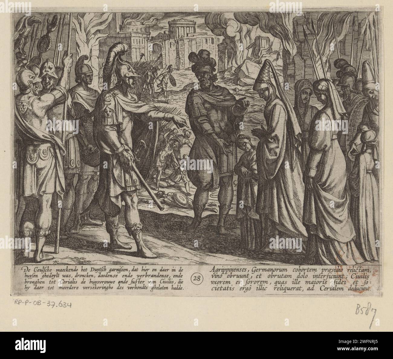 Cologne troops bring civilis' wife and sister to Cerialis, Antonio ...