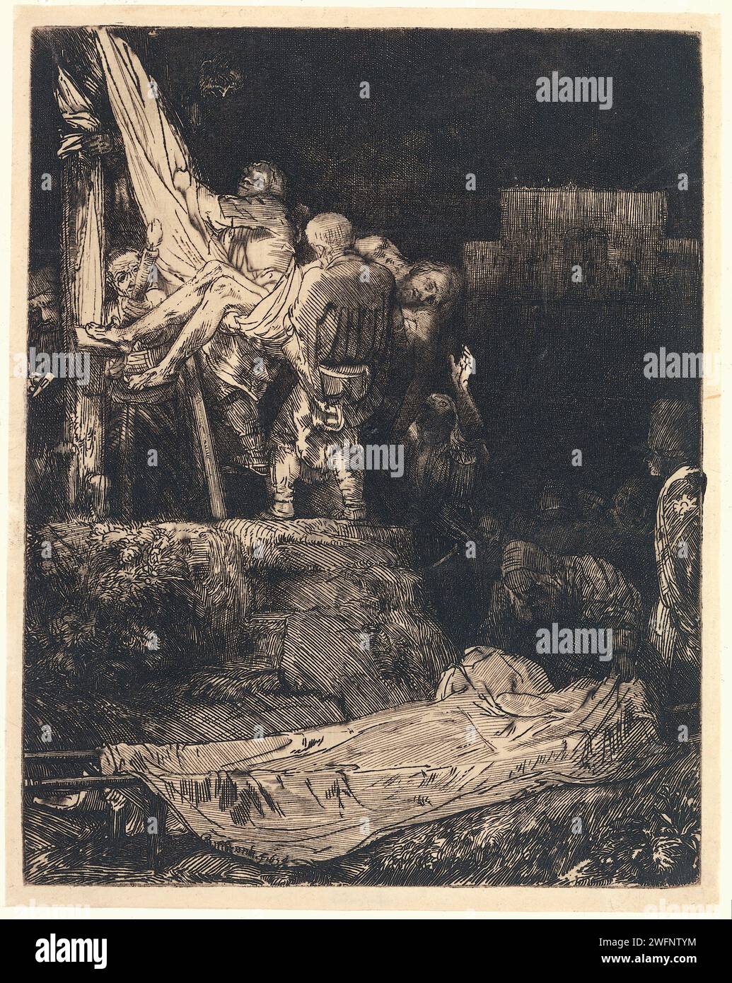 Rembrandt christ on the cross hi-res stock photography and images - Alamy