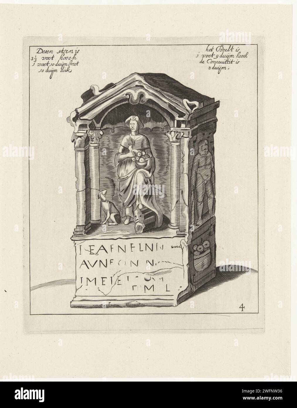 Nehalennia altar, Hendrick Danckerts, After Hendrik van Schuylenburgh ...