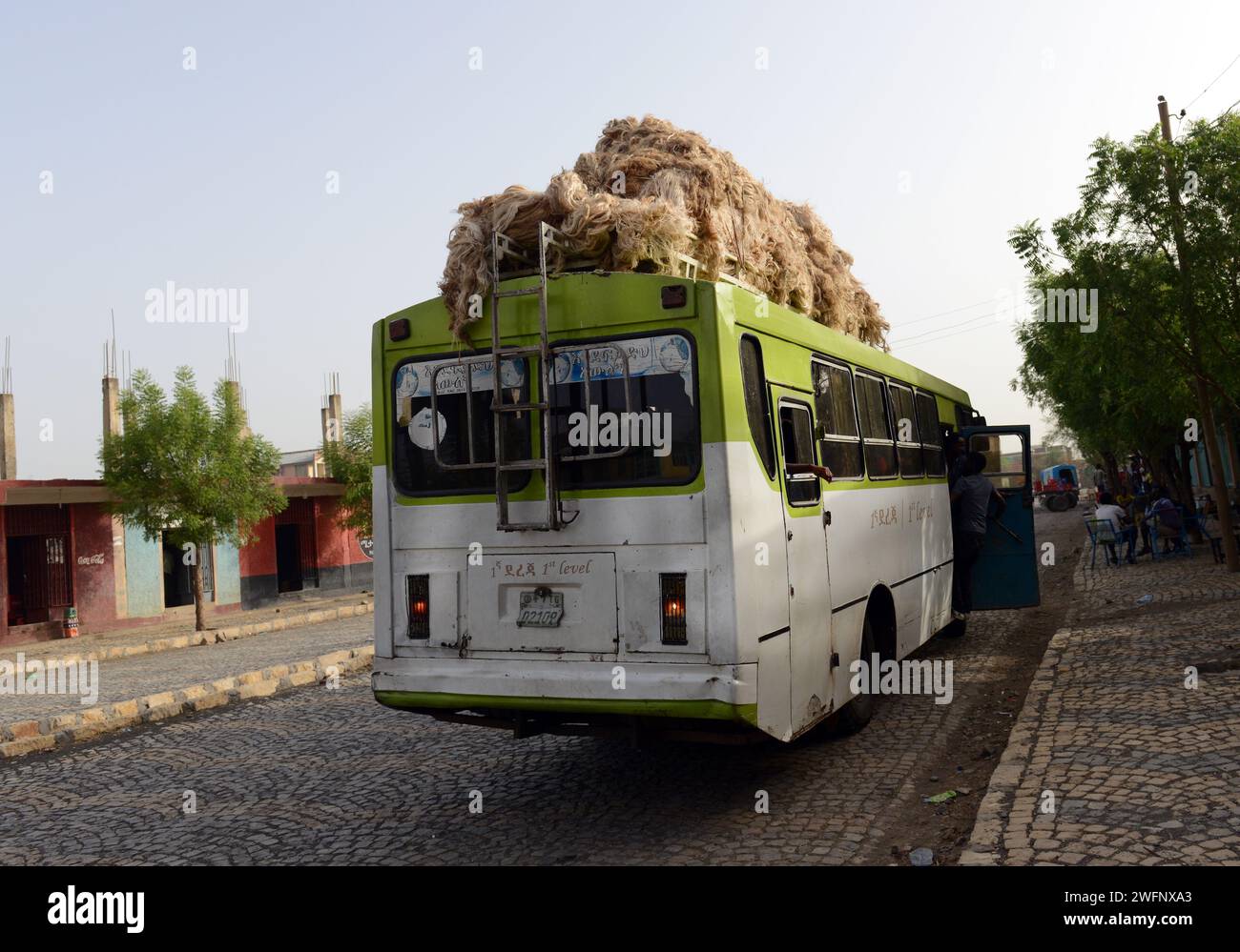 A public bus in Humera, Tigray, Ethiopia Stock Photo - Alamy