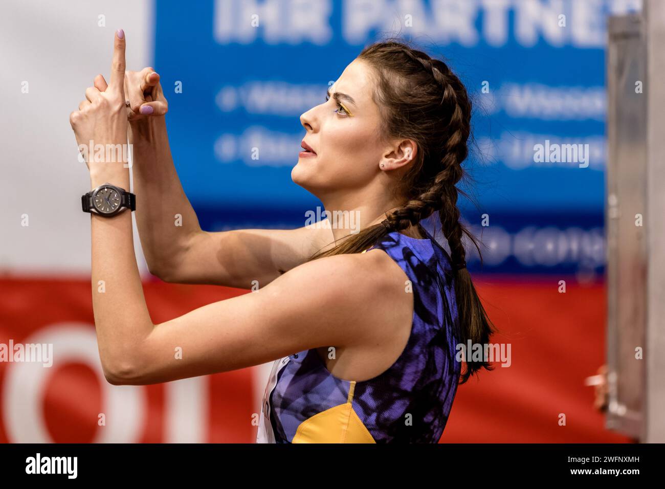 Cottbus, Germany. 31st Jan, 2024. Athletics: International jumping ...