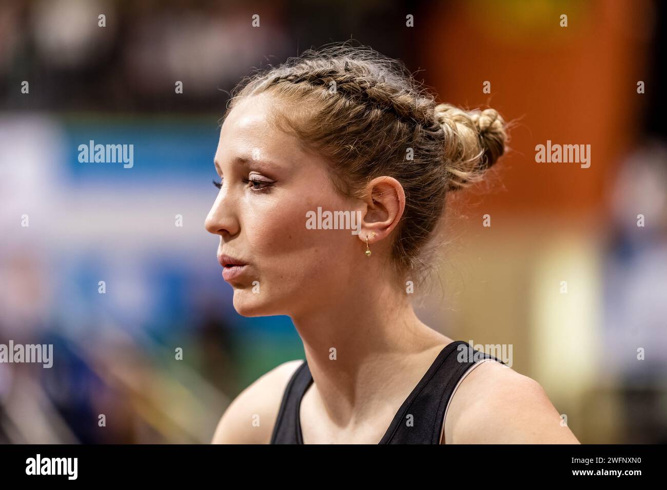 Cottbus, Germany. 31st Jan, 2024. Athletics: International jumping ...