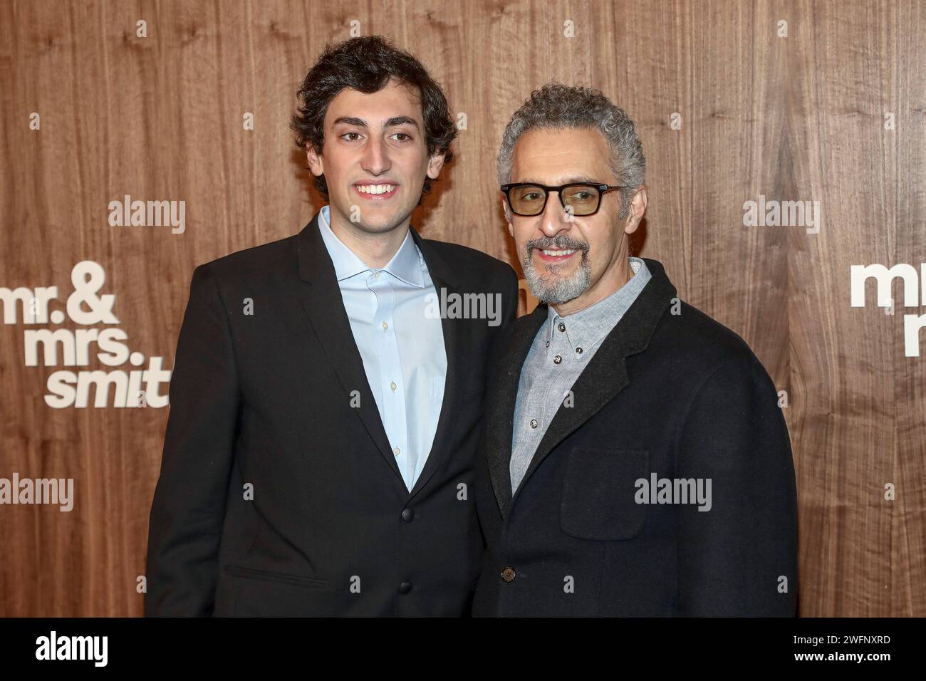 Actor John Turturro, right, and his son Diego Turturro attend the ...