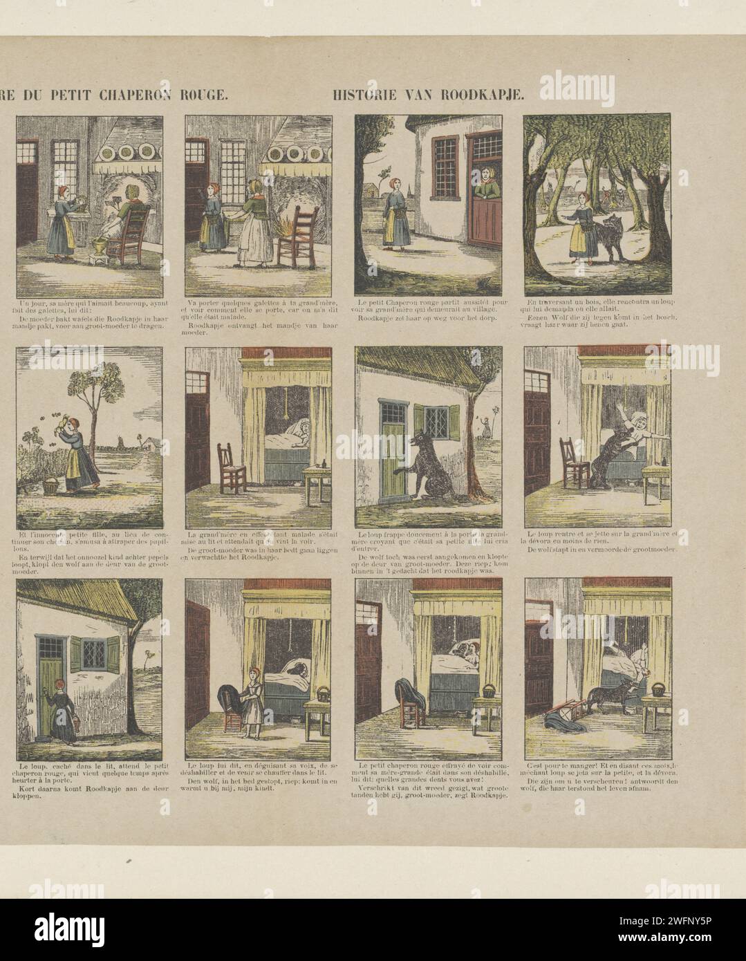Histoire du Petit Chaperon Rouge / History of Little Red Riding Hood ...