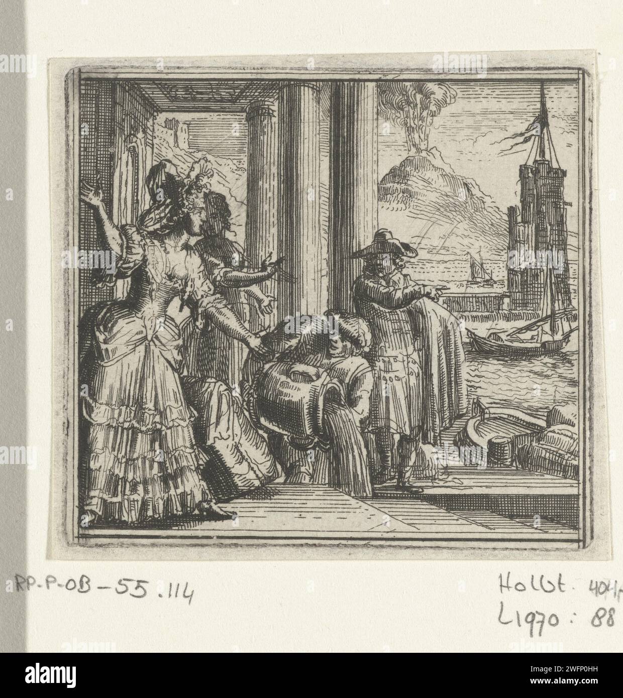 Illustration for the Decamerone of Boccaccio, Romeyn de Hooghe, 1697 ...