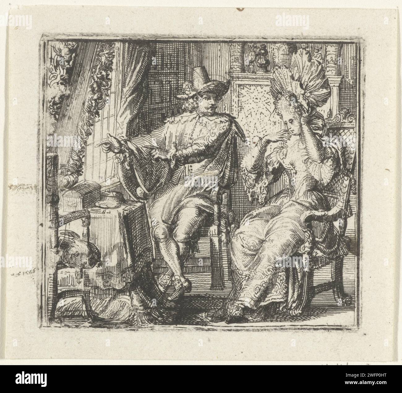 Illustration for the Decamerone of Boccaccio, Romeyn de Hooghe, 1697 ...