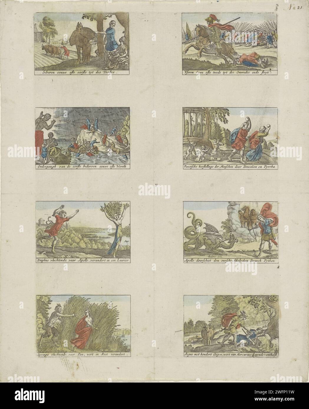 Biblical and mythological scenes, Claes Jansz. Visscher (II), 1601 ...