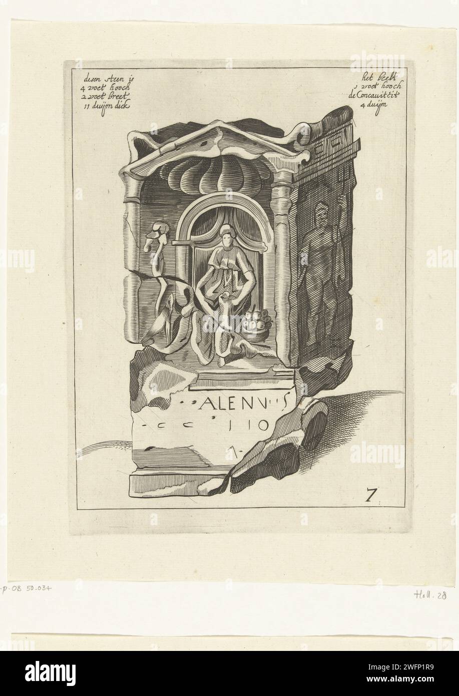 Nehalennia altar, Hendrick Danckerts, After Hendrik van Schuylenburgh ...