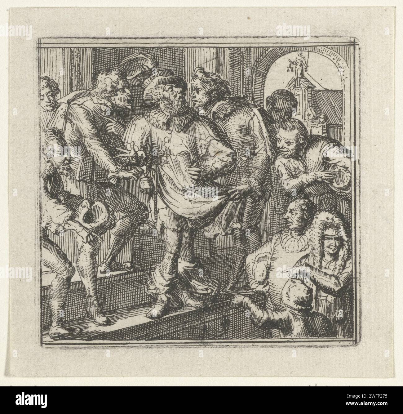 Illustration for the Decamerone of Boccaccio, Romeyn de Hooghe, 1697 ...