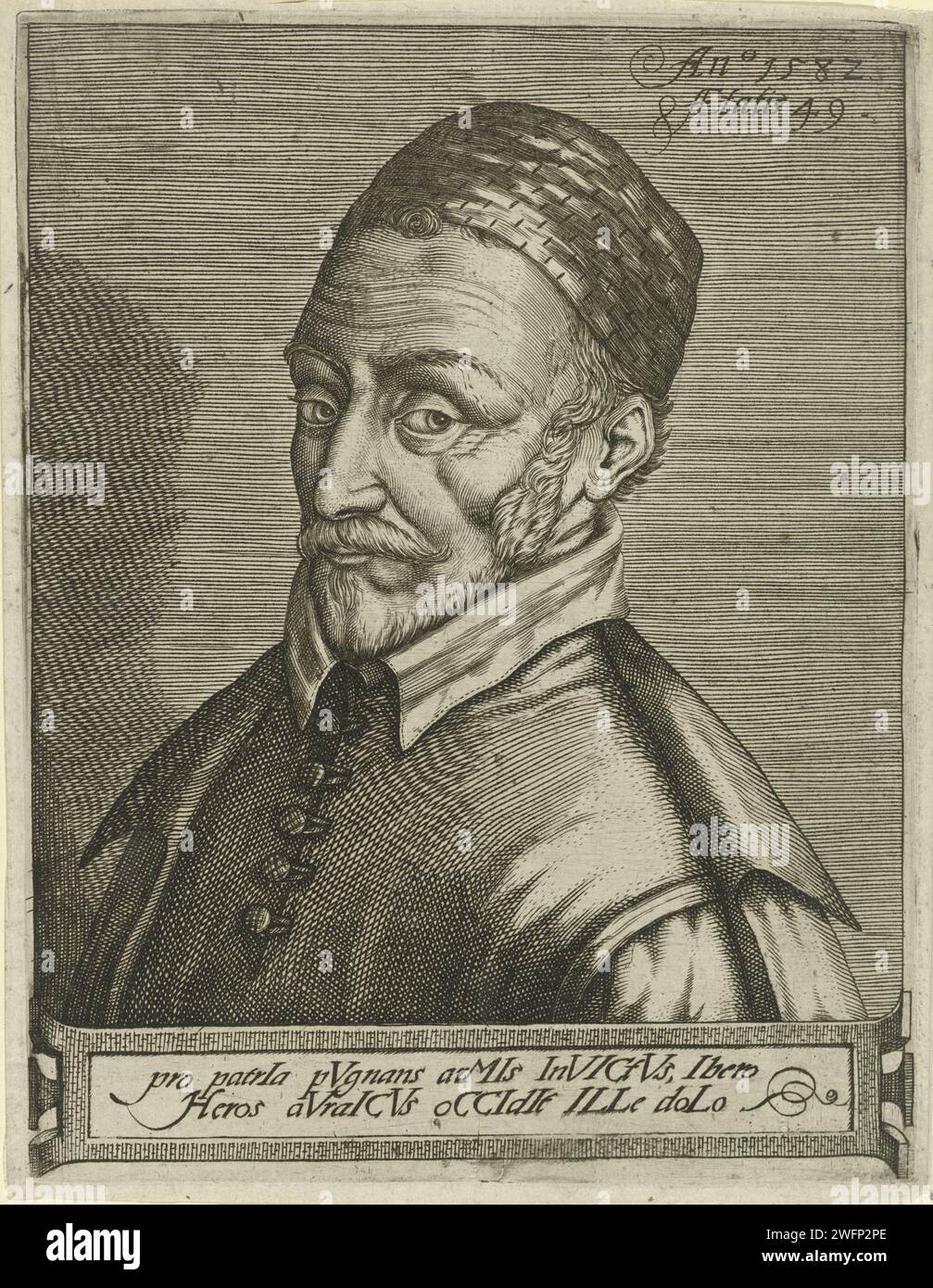 Portrait of Willem I, Prince of Orange, at the age of 49, Anonymous ...