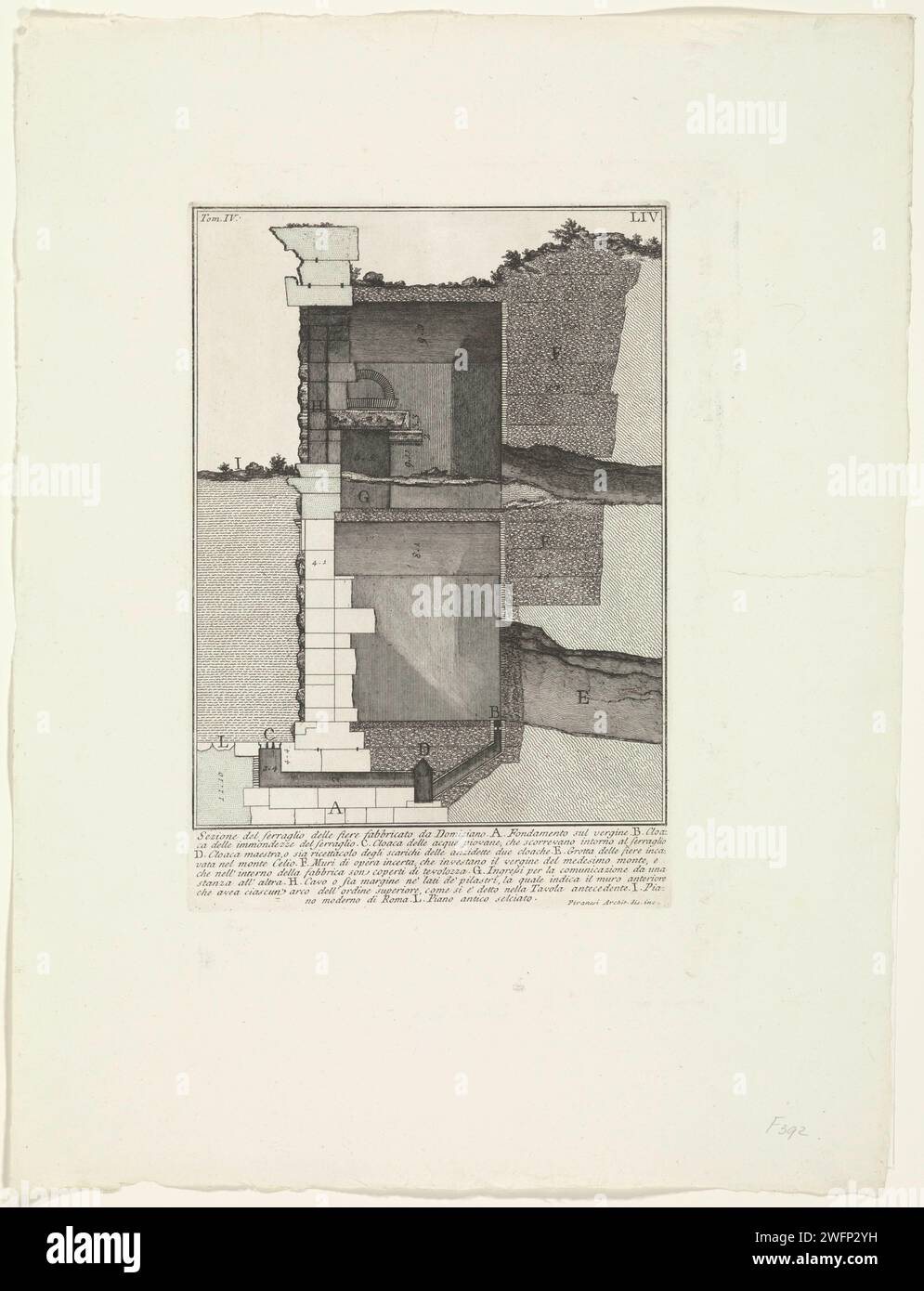Restantten Van de Curia Hostilia Te Rome, Giovanni Battista Piranesi, c ...