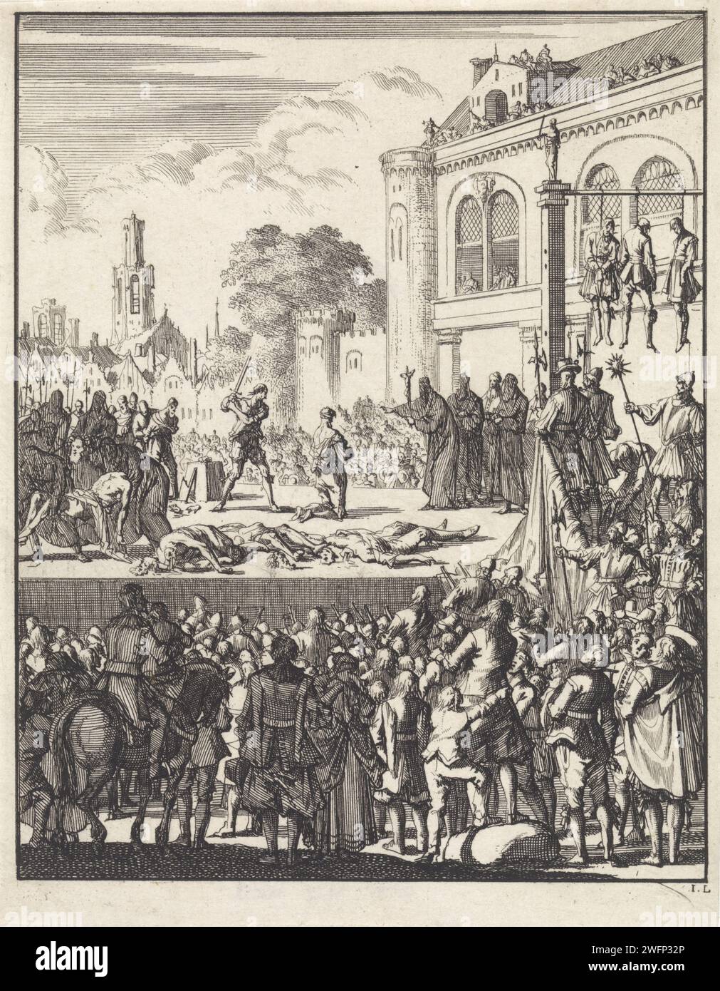 Execution of the followers of the reports King Frederik V in Prague ...