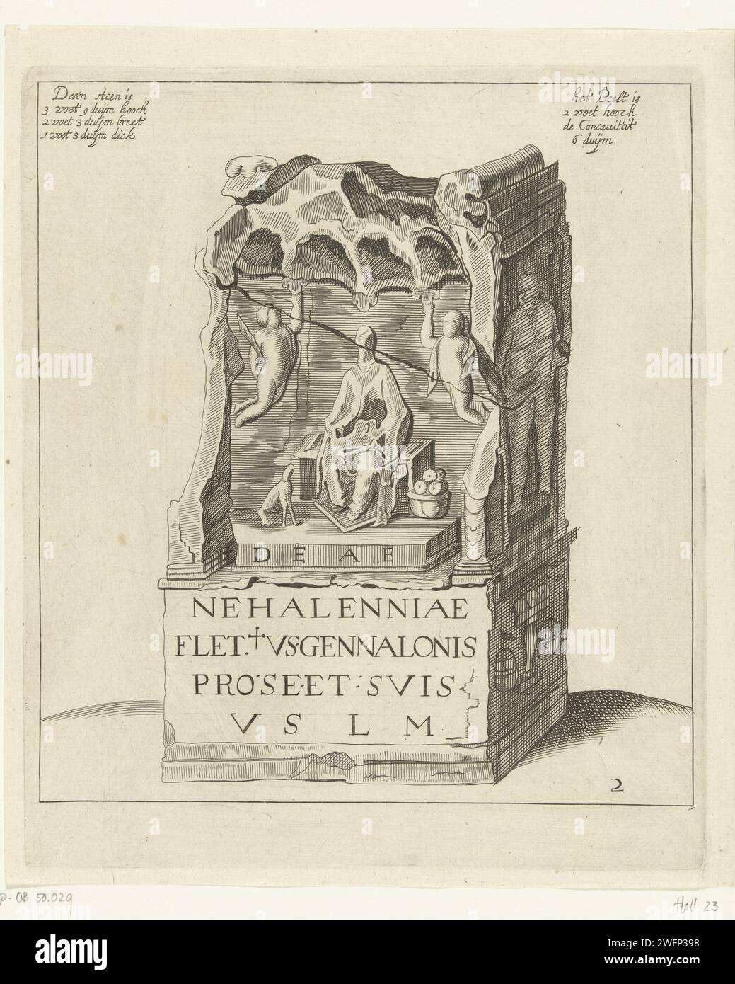 Nehalennia altar, Hendrick Danckerts, After Hendrik van Schuylenburgh ...