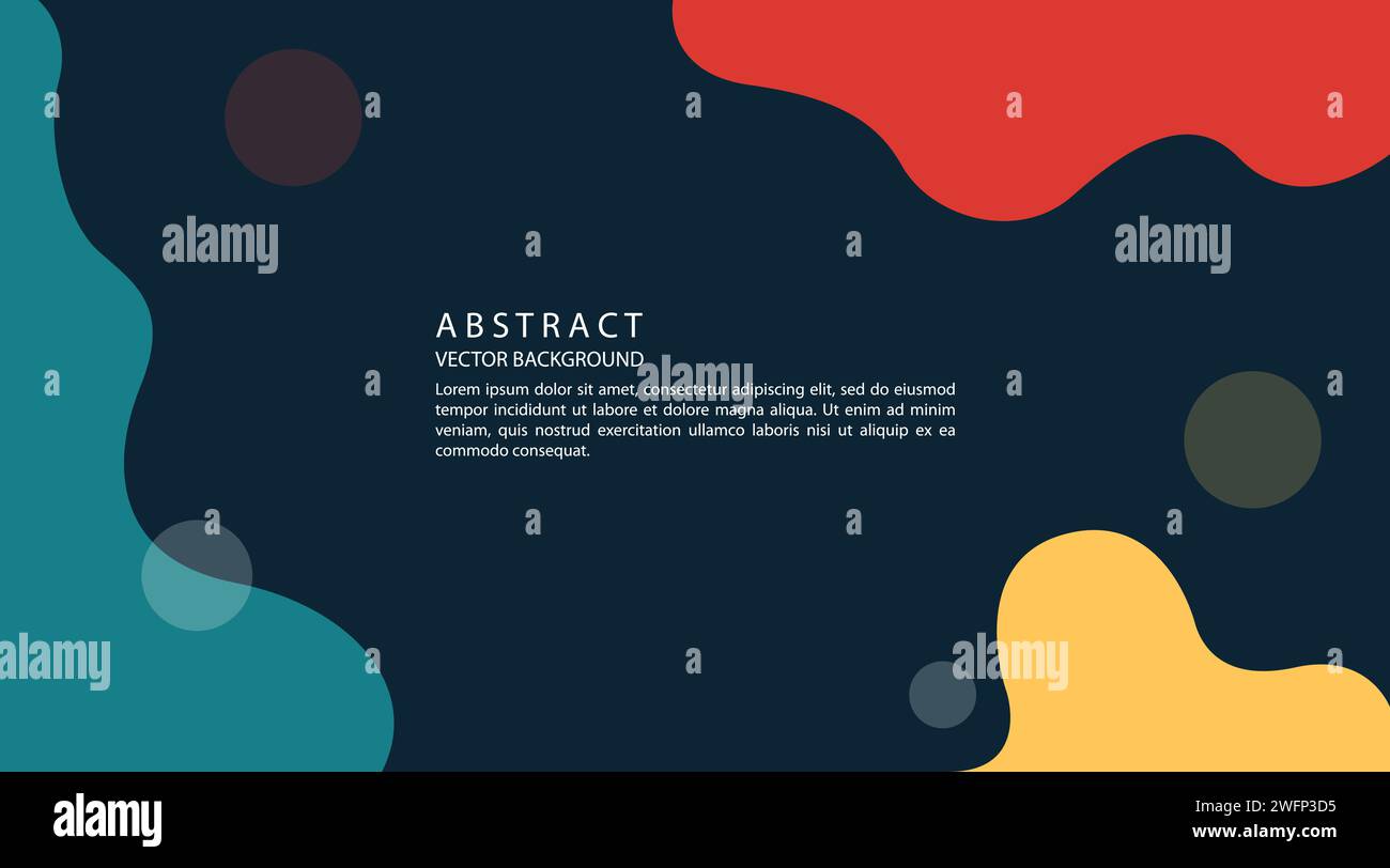 Dynamic style background design with liquid concept. Combination of ...